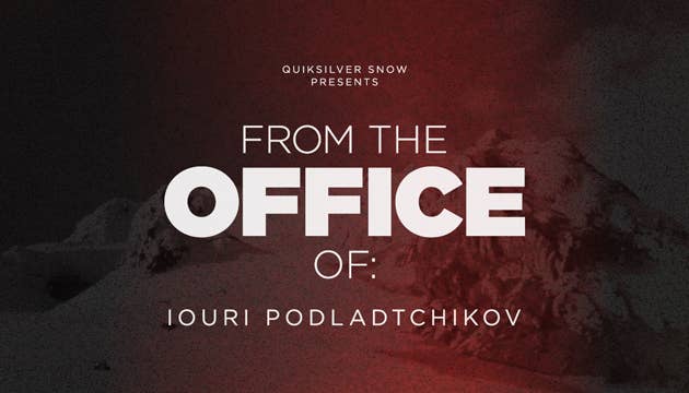 From The Office Of: I-Pod - Snowboarder