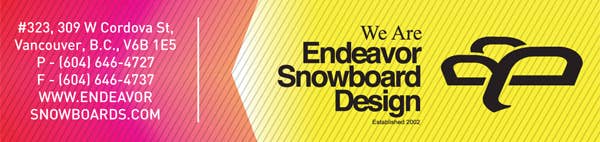 Endeavor snowboards