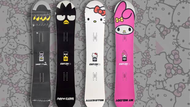 686 X Hello Kitty Snowboards: Limited Edition Collab
