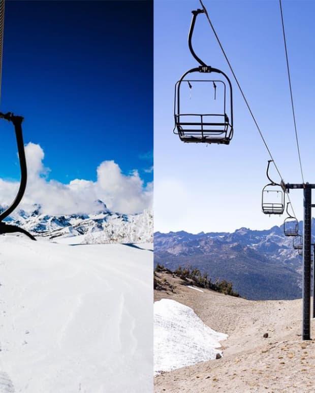 Mammoth Mountain Chair 16 Towers Rising Amidst Limited Time Window