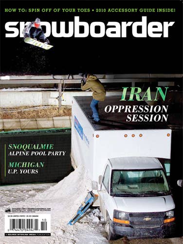 SNOWBOARDER Magazine October 2009 Issue On Sale Now