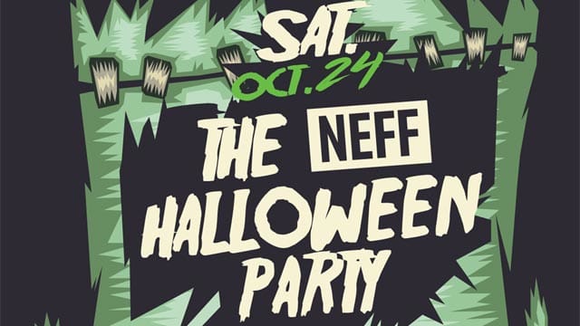 The Neff Halloween party returns to SLC on Saturday, October 24, 2015 ...