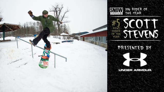 SNOWBOARDER Rider of the Year: #5 - Scott Stevens