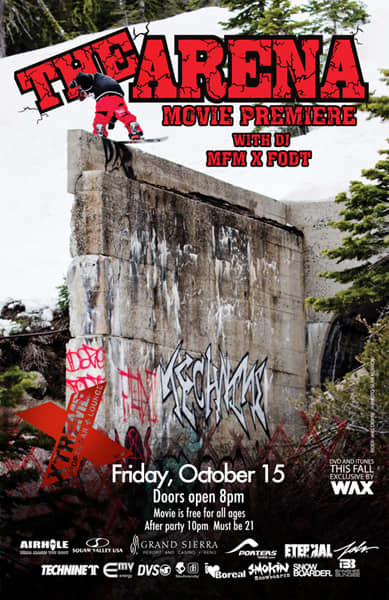 The Arena Reno Premiere - Snowboarder