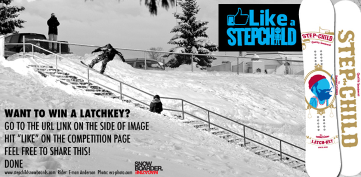 Win a StepChild Snowboard: StepChild x Snowboarder "Like a StepChild ...