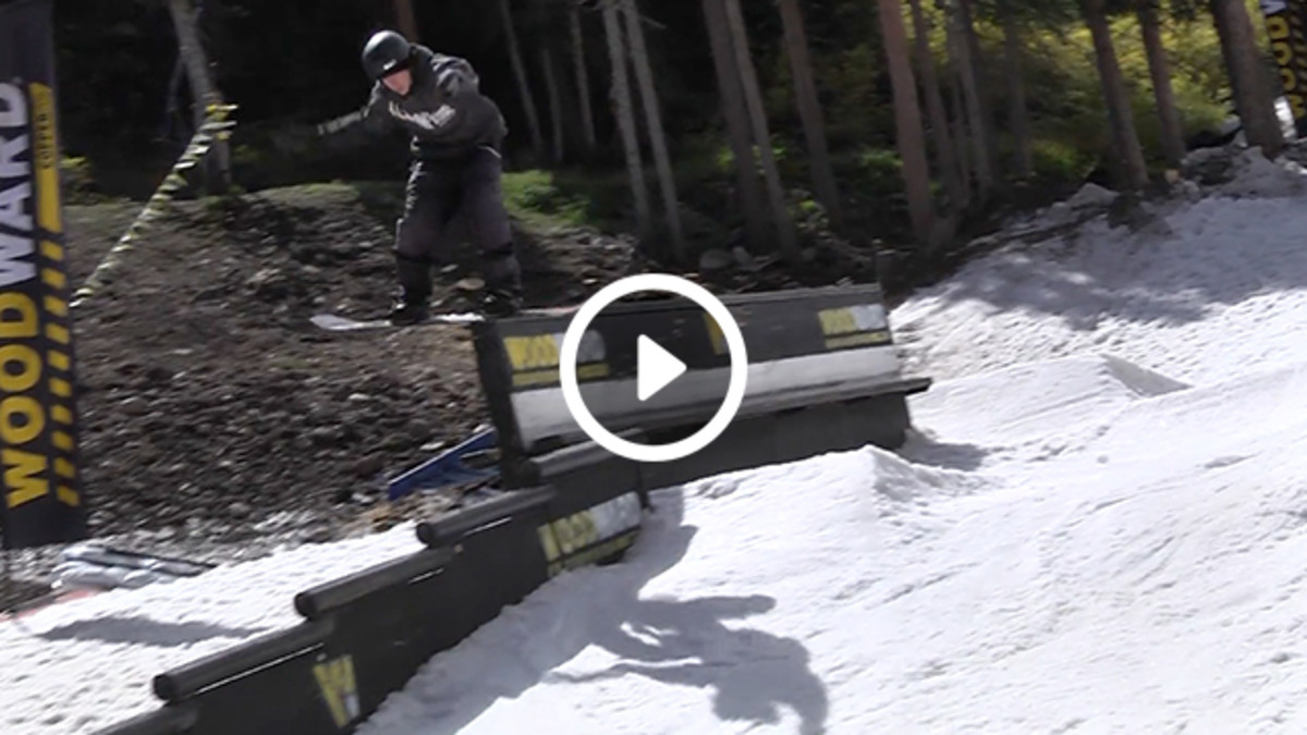 One Last Dance at Woodward Copper - Big Island Rail Jam - Snowboarder