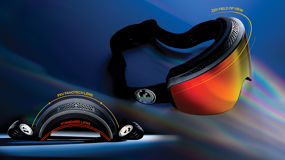 Dragon’s PXV Goggle Boasts Widest Range of Sight at 220° Field of View