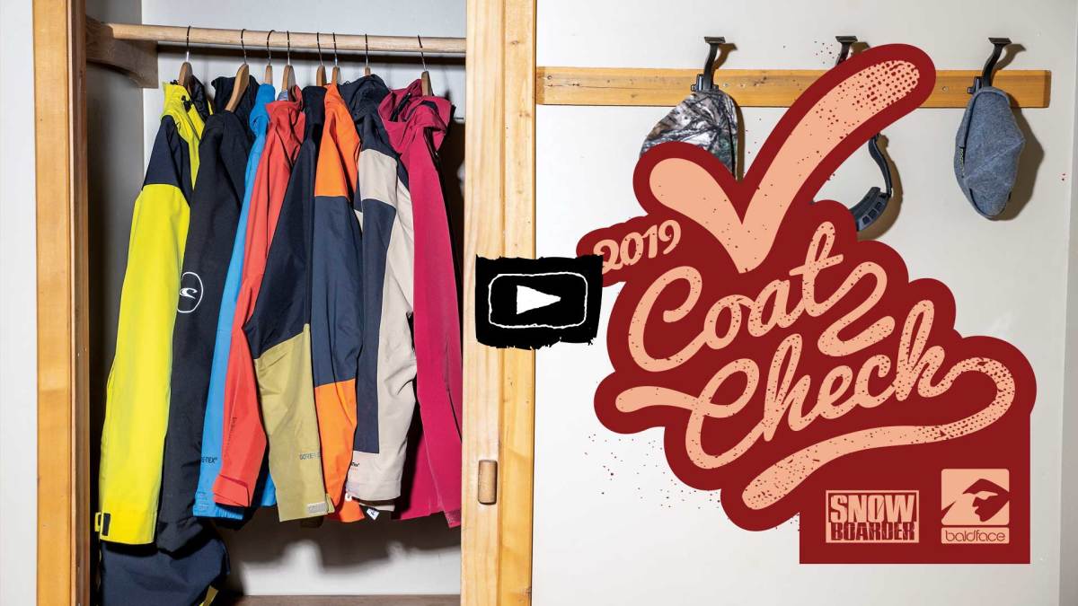 SNOWBOARDER's Coat Check 2019: Men's Snowboarding Jacket Specs