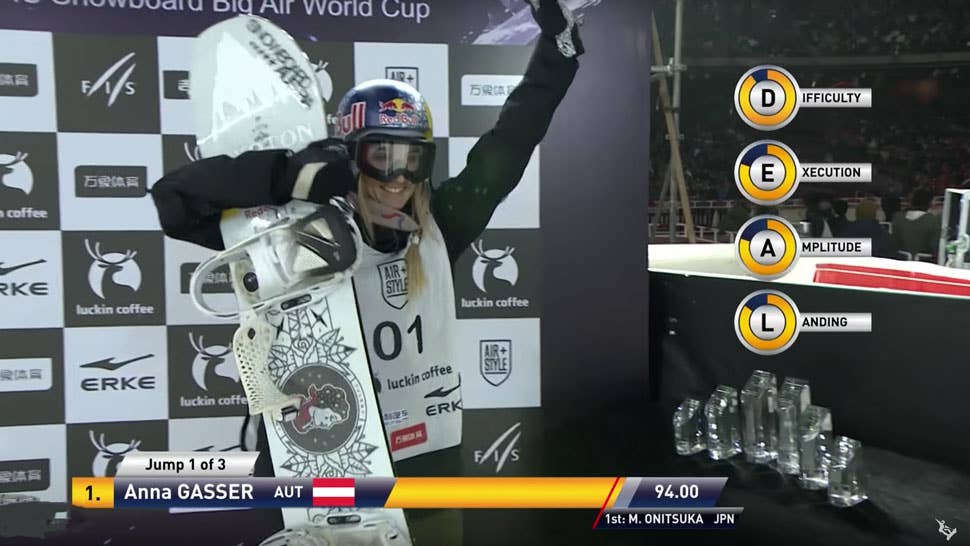 Sven Thorgren and Anna Gasser Win 2018 Beijing Air + Style - Snowboarder