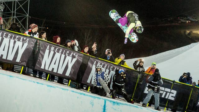 Chloe Kim Winning Run in X Games Women's Halfpipe 2015