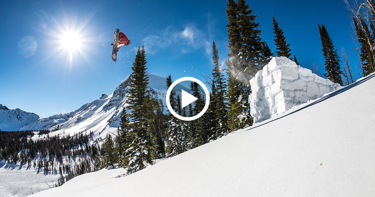 Backcountry Snowboarding with Red Gerard, USA Snowboarder in Arcadia