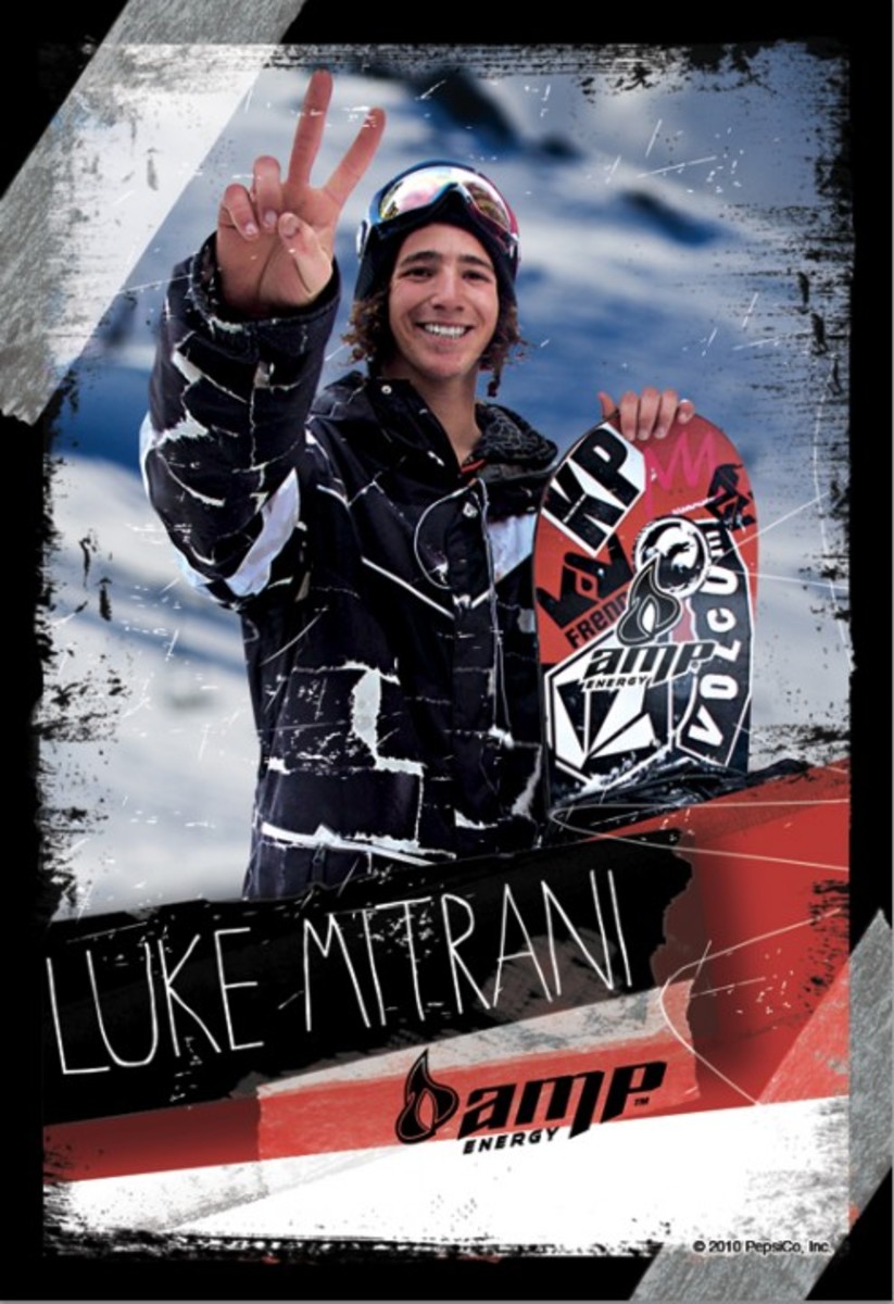 AMP Energy Goes Big with Luke Mitrani - Snowboarder