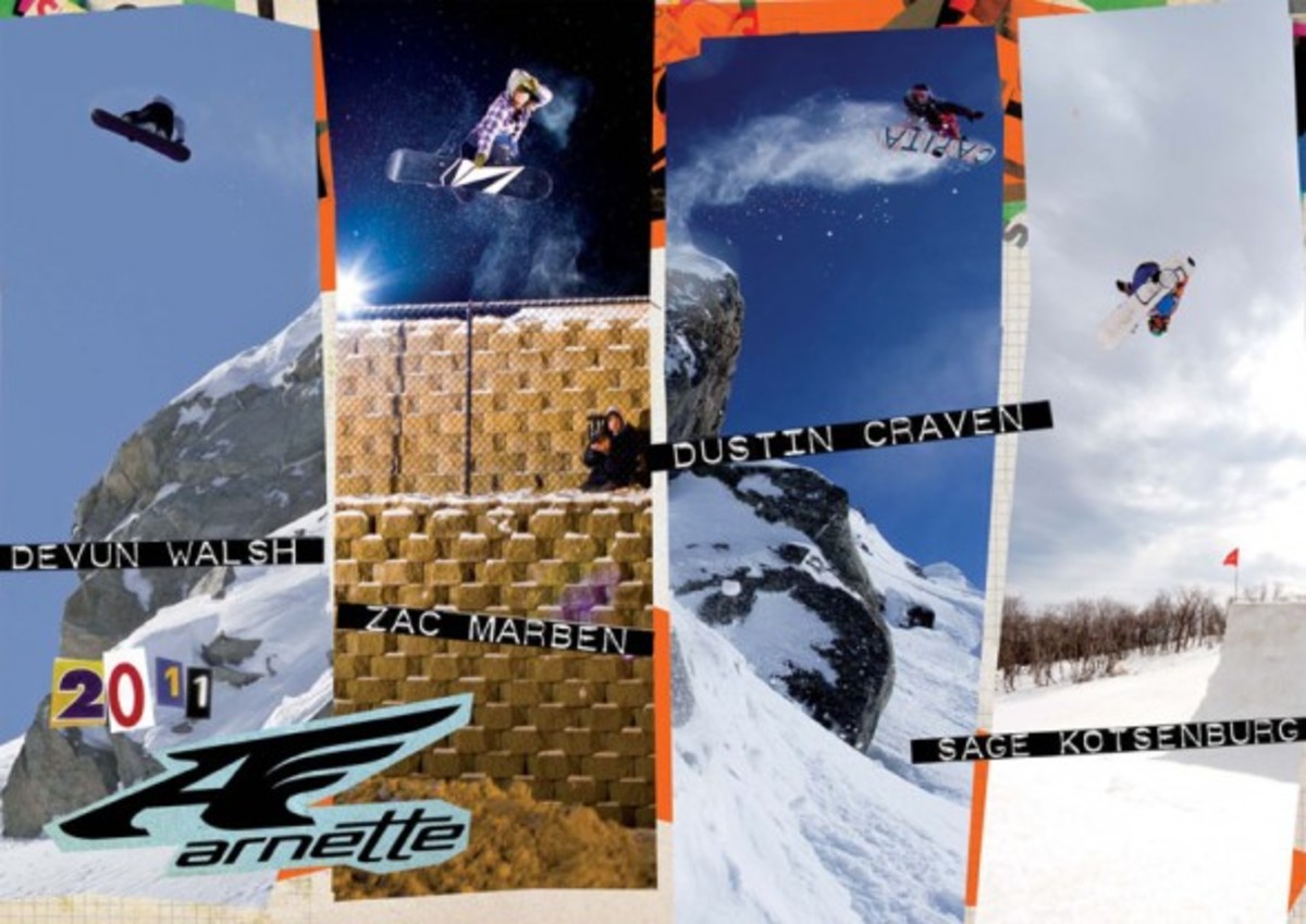 ARNETTE ANNOUNCES NEW SNOWBOARD TEAM