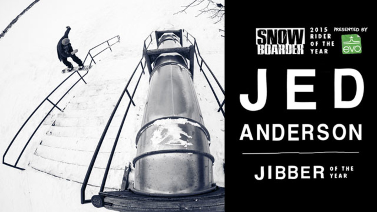 SNOWBOARDER Rider of the Year 2015: Jibber - Jed Anderson