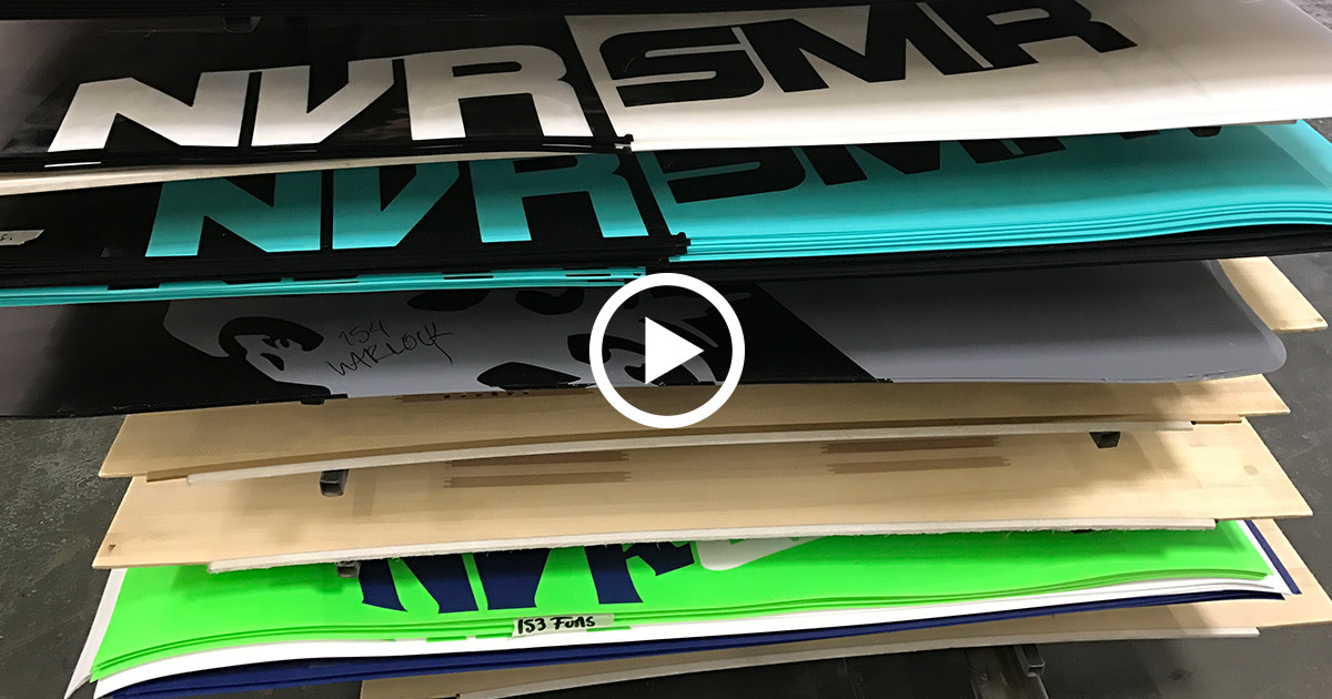 Building a Custom Snowboard at the Never Summer Snowboard Factory : Day 1