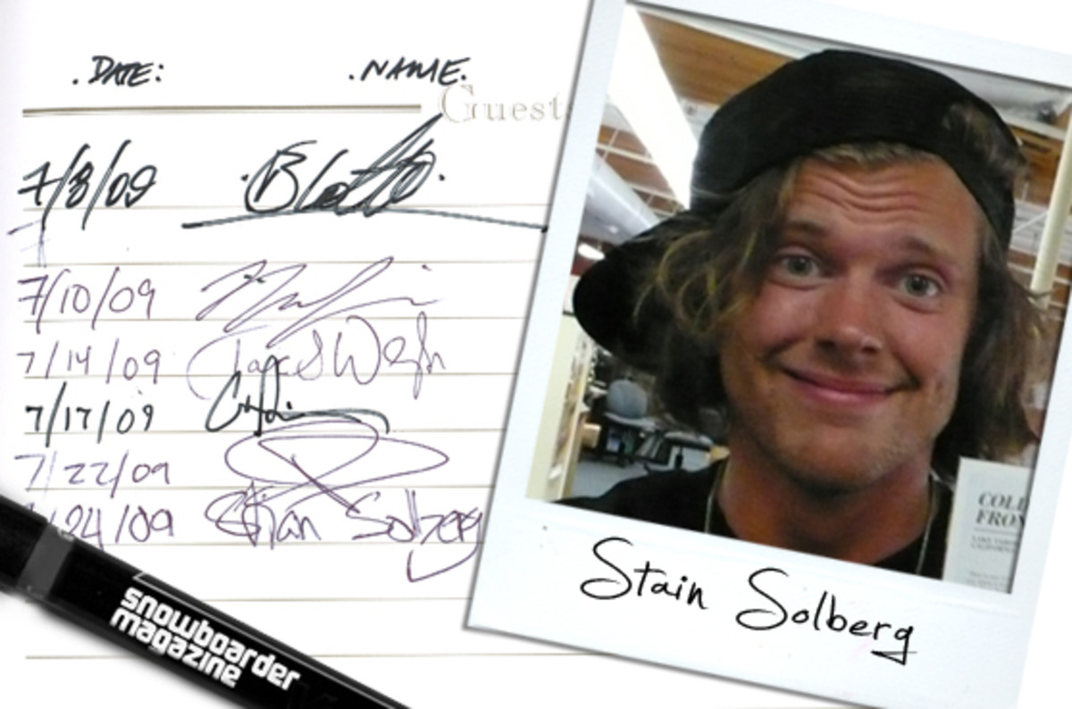 Guestbook: Stian Solberg