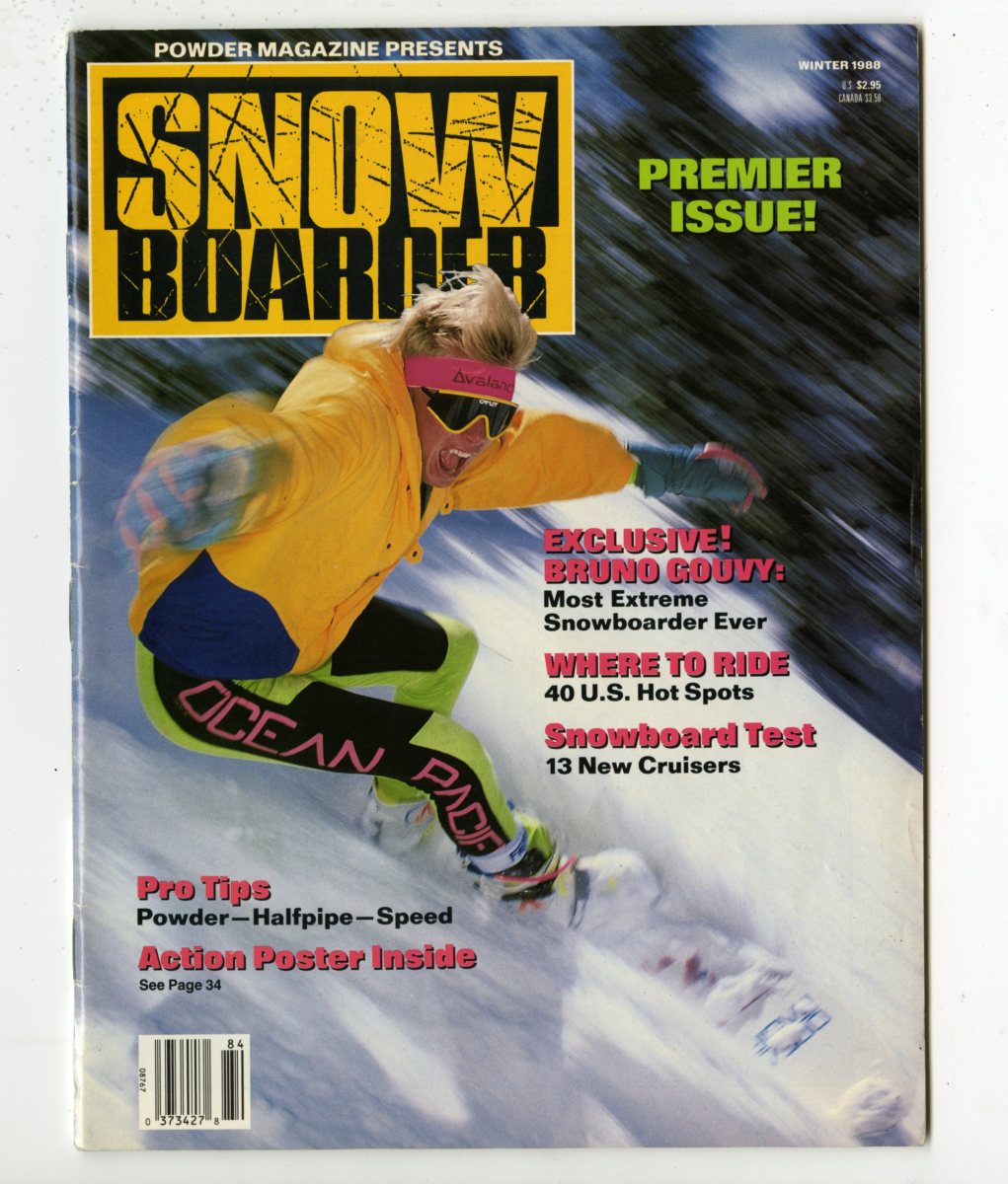 Mountain GOAT: Damian Sanders, SNOWBOARDER Magazine's First Cover Shot
