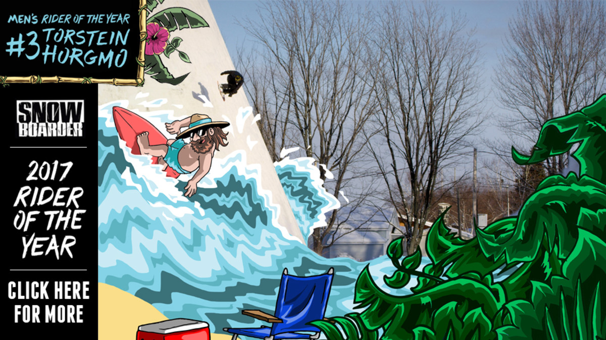 SNOWBOARDER Magazine Rider of the Year 2017: #3 - Torstein Horgmo