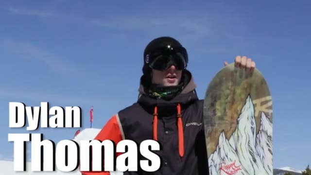 Dylan Thomas Takes a Powder Board into the Park