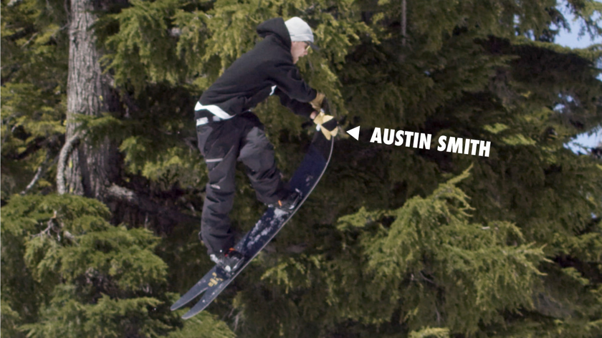 How to do a Cross Rocket Grab on a Snowboard