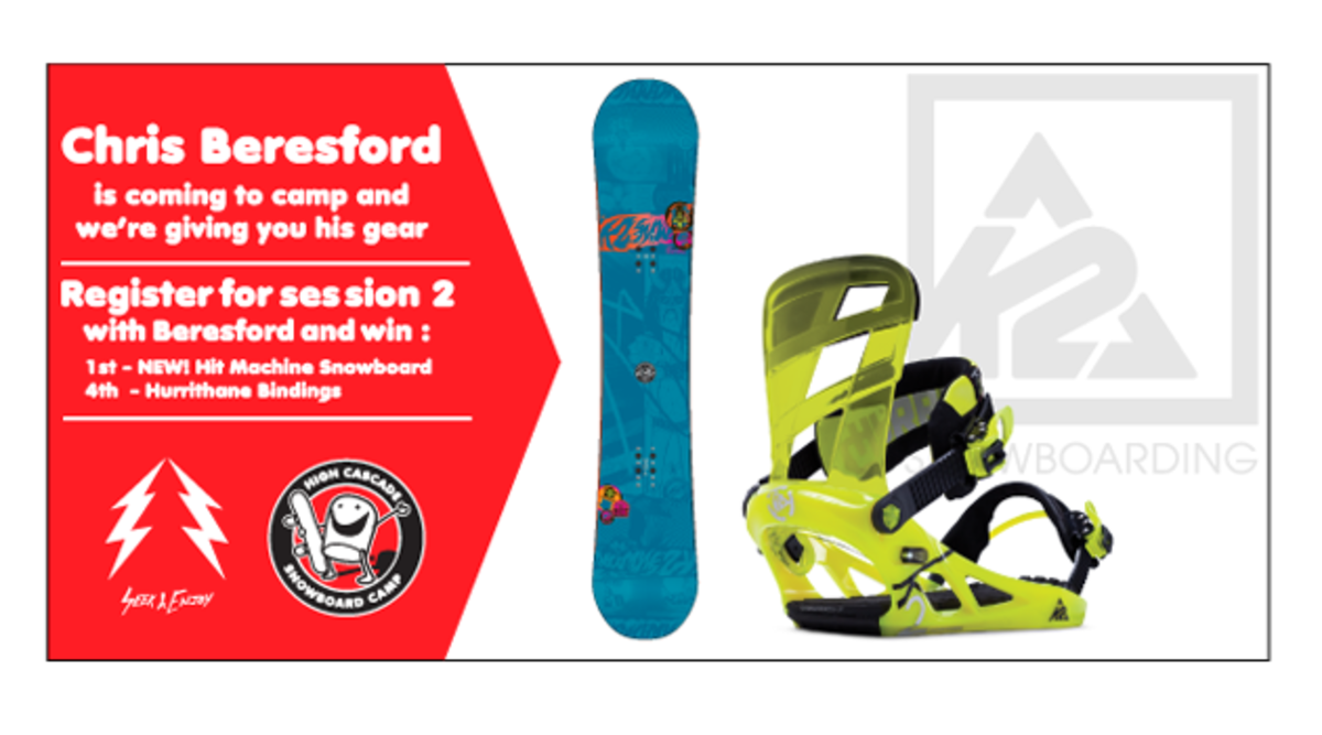 HCSC Session 2 is for winners with K2 Snowboarding and Chris Beresford