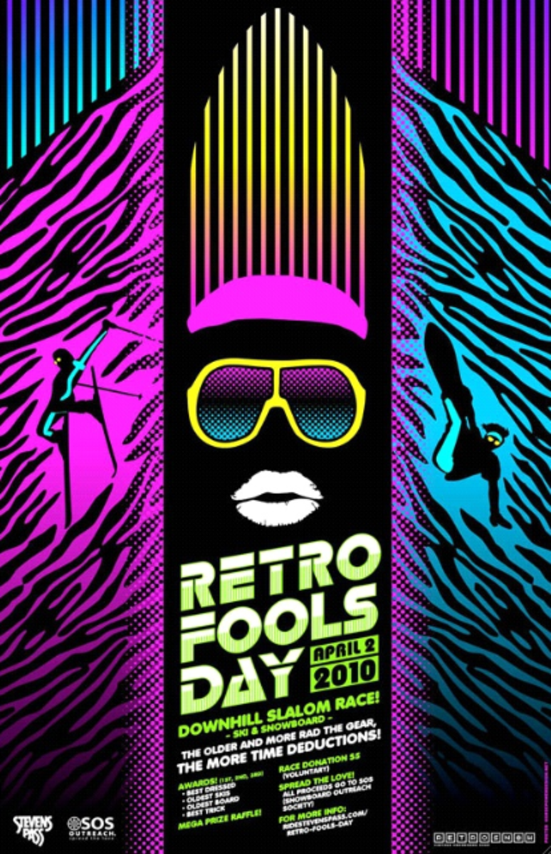 RETRO FOOLS DAY at Stevens Pass! - Snowboarder