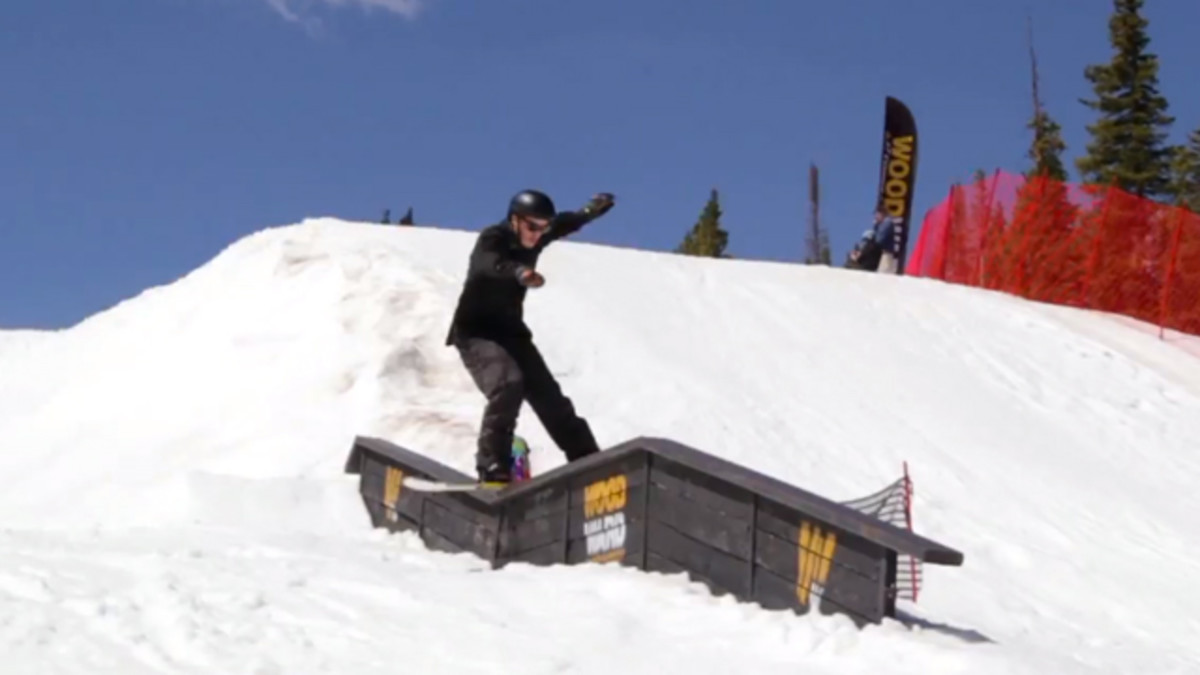 Frank April and Louif Paradis at Woodward Copper - Snowboarder