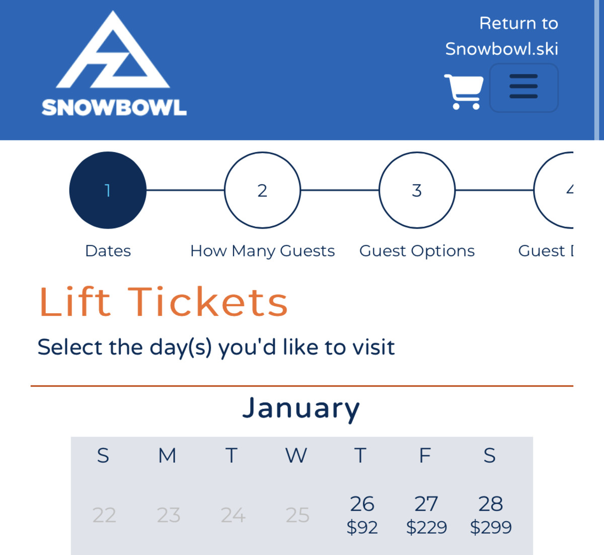 Sing-Day Lift Ticket is $309 at Arizona Resort