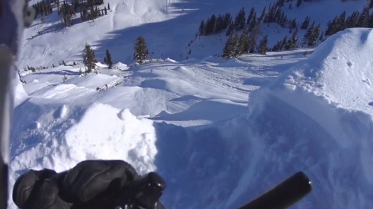 Mark Carter and Bryan Iguchi POV lines in the Jackson Hole Backcountry ...
