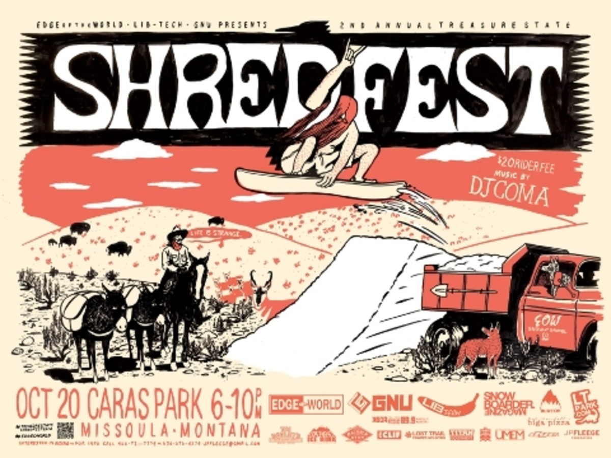 2nd Annual Treasure State Shred Fest - Snowboarder