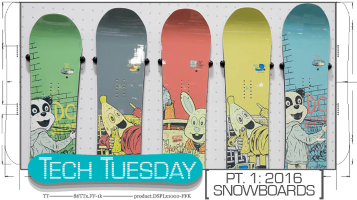 Tech Tuesday: 2016 Snowboards Sneak Peek Part 1