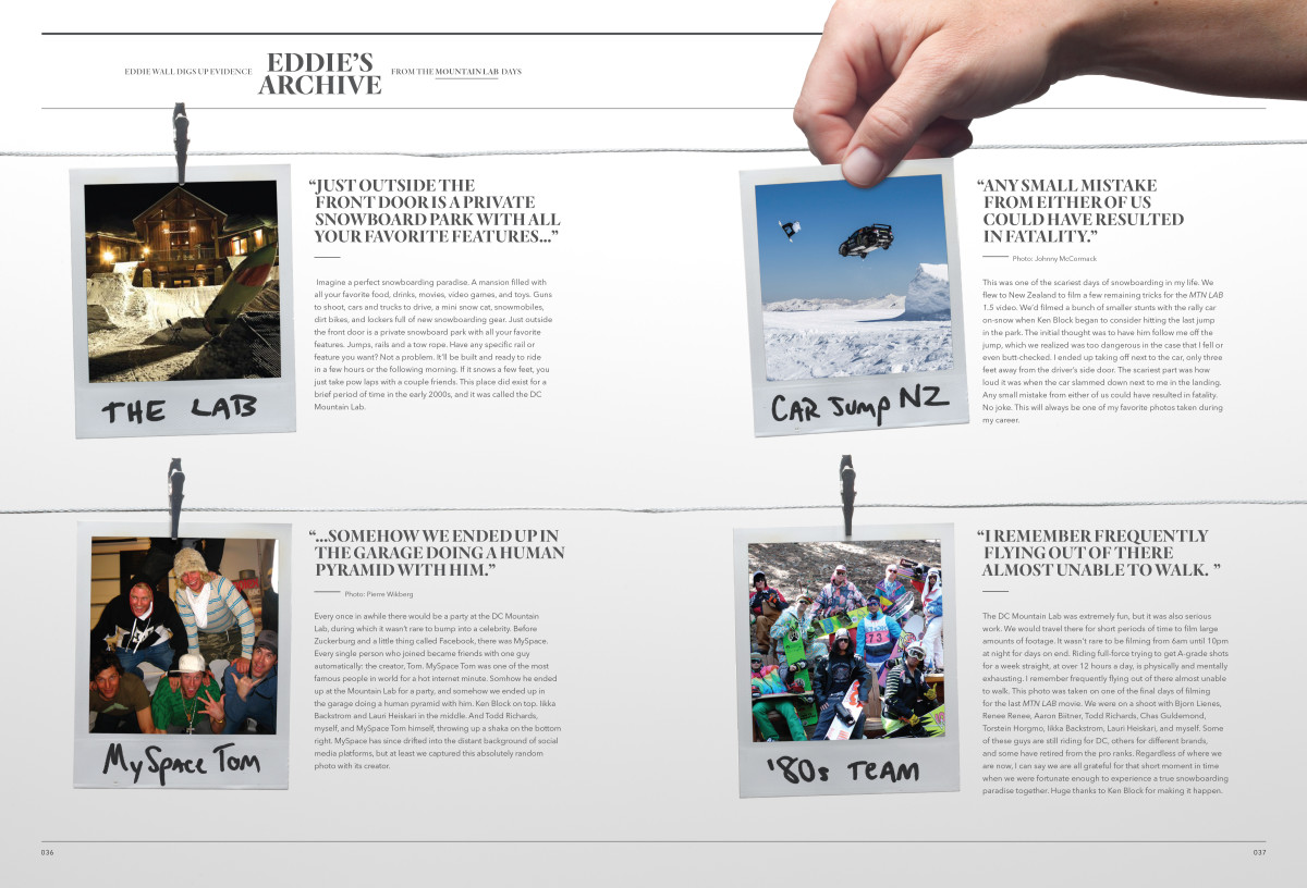 Eddies Archive - Evidence from the DC Mountain Lab Days