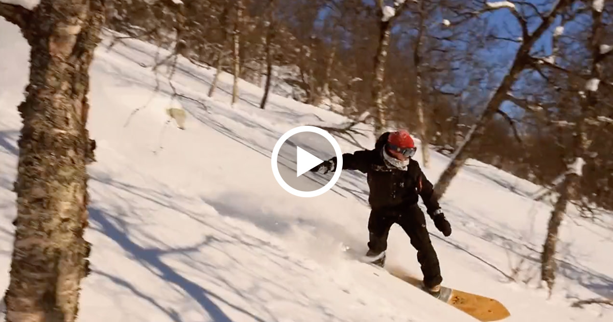 Bindinglaus | Snow-Surfing at Hardangervidda Norway - Snowboarder