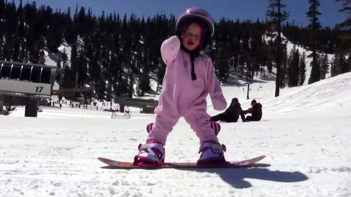 Snowboarding Baby