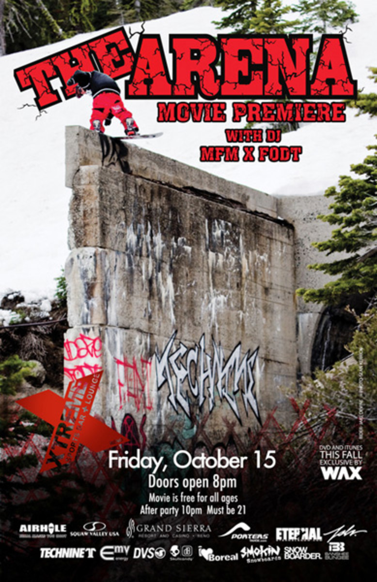 The Arena Reno Premiere - Snowboarder