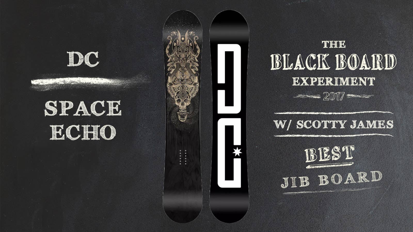 2018 DC Space Echo Snowboard Review - Blackboard Experiment with Scotty ...