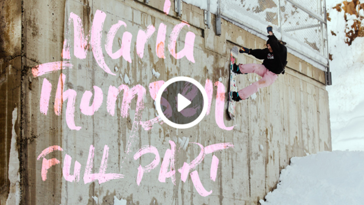 Maria Thomsen - Full Part 2016 - Snowboarder