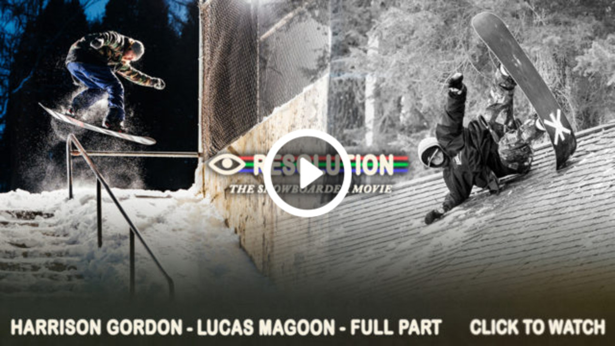 The SNOWBOARDER Movie: Resolution - Lucas Magoon and Harrison Gordon ...