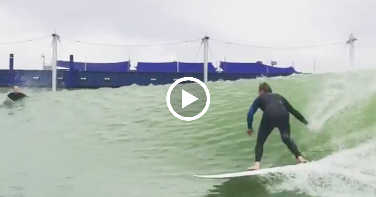 Travis Rice and Mark McMorris Surf at Kelly Slater's Wave Ranch