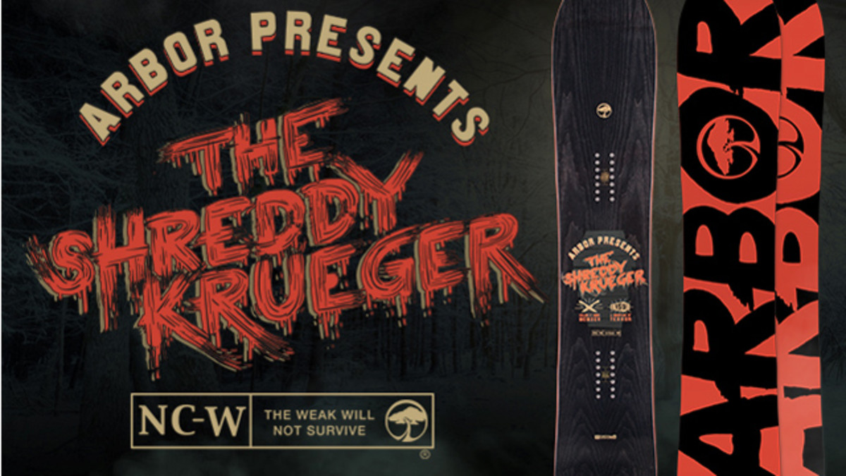 ARBOR SNOWBOARDS SNEAK PEEK THE SHREDDY KRUEGER