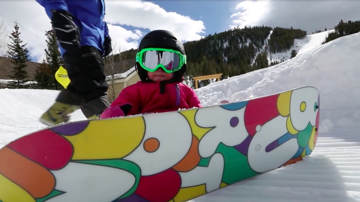 Aspen The Snowboarding Baby