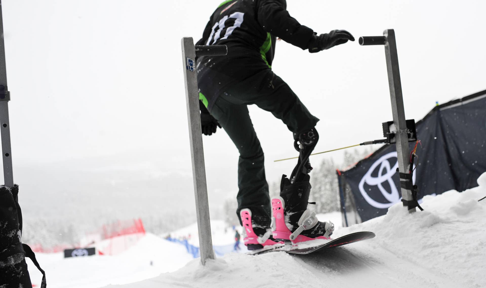 The 2016 Dew Tour Adaptive Snowboard Banked Slalom