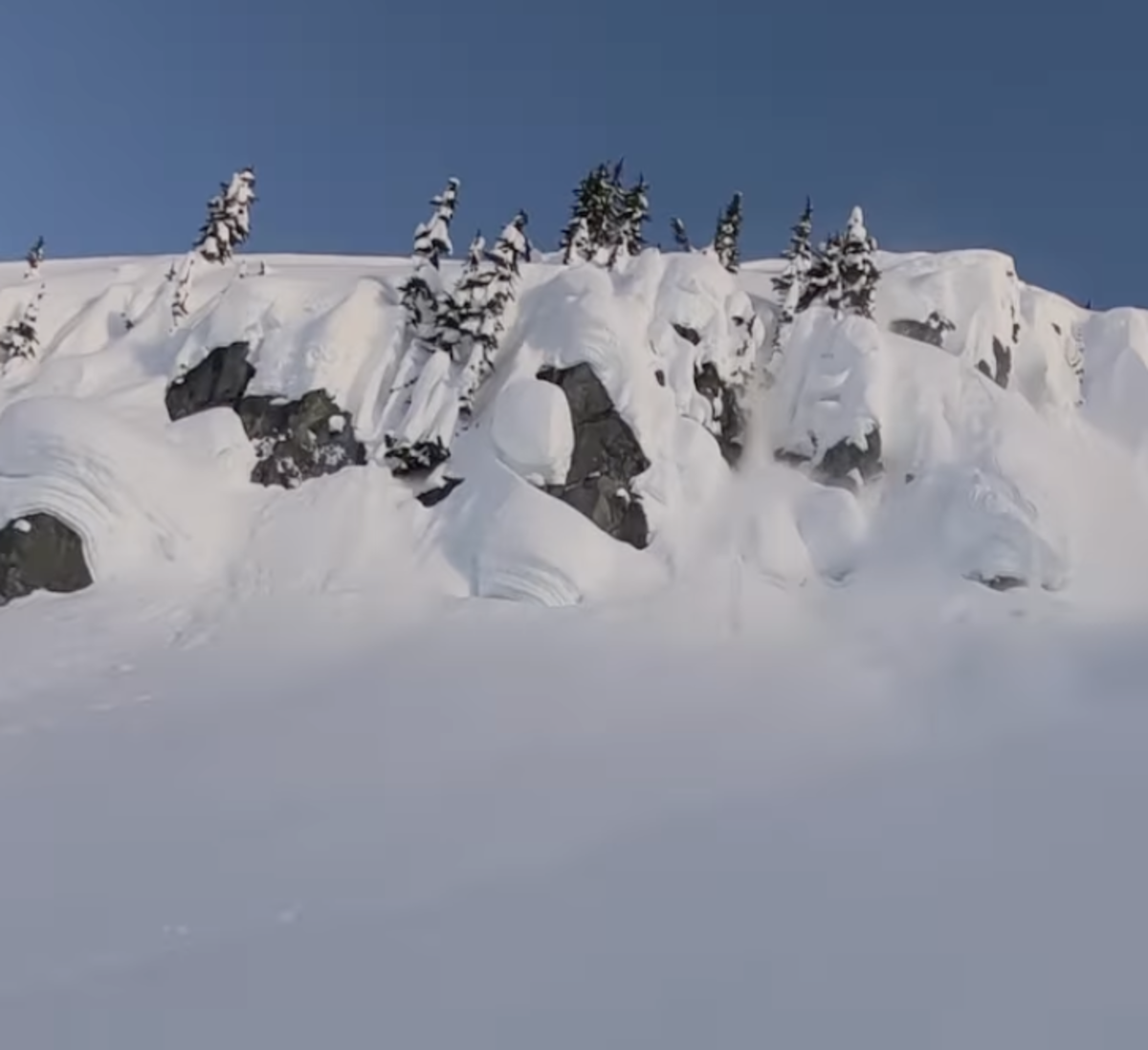 Riding the Dream: Epic Pillow Line Found! Snowboarder Scores the ...