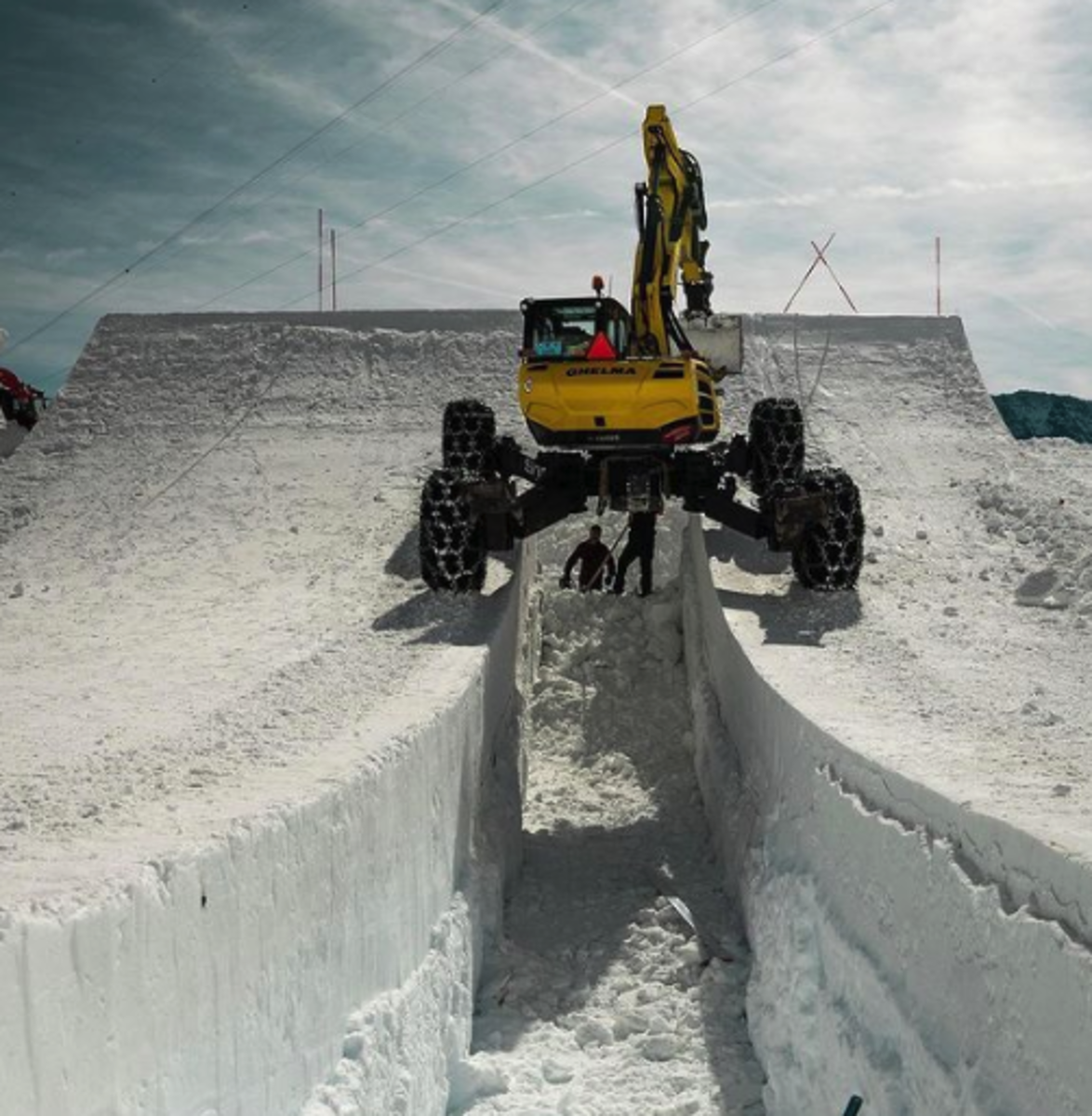 Building Europe's Most Elaborate Snowboard Park