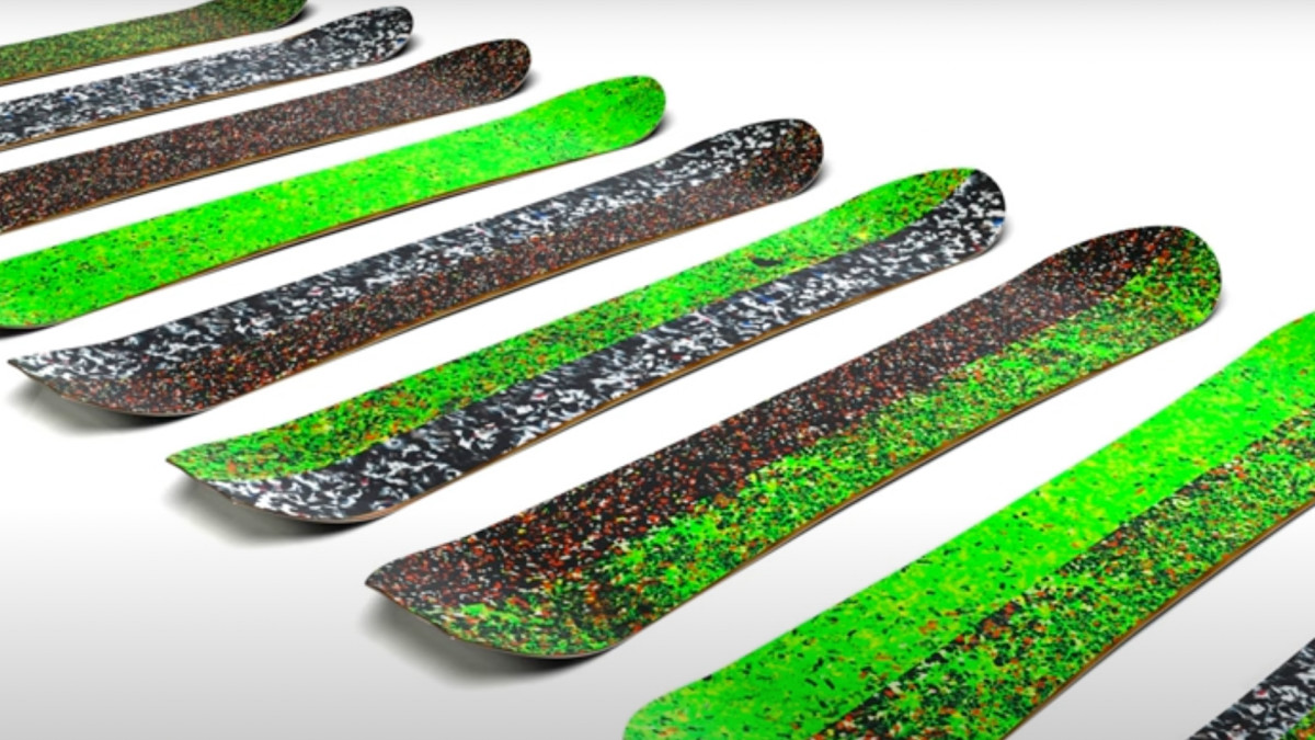 Look: Salomon Invents Clever Method to Turn Garbage into Snowboards