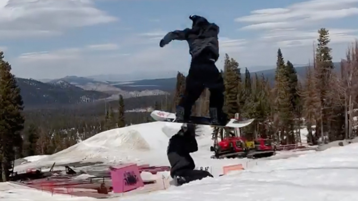 Look: Snowboarder Lands On Fellow Rider's Face