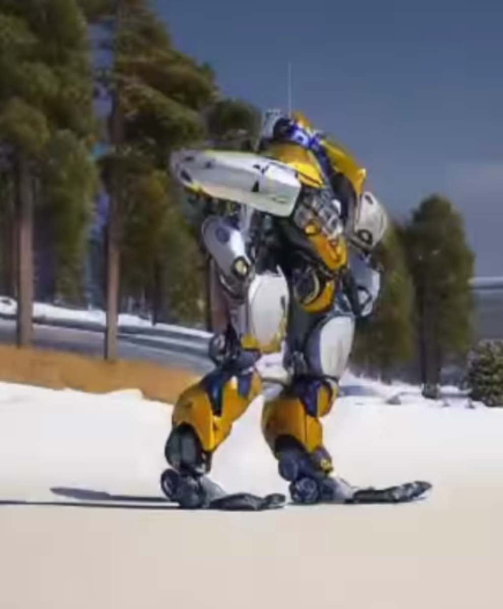 Bizzare: A.I. Generates Strange Video of Robots Snowboarding