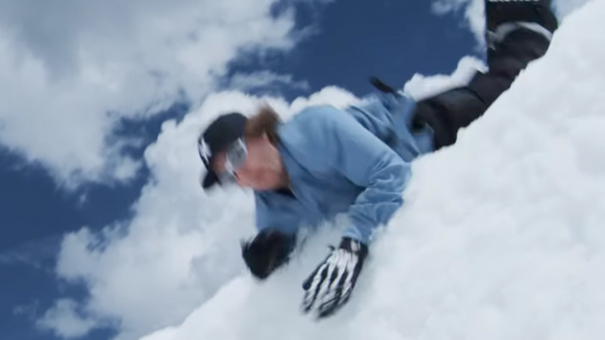 Look: Snowboarder Laughs Off Fail Of The Year