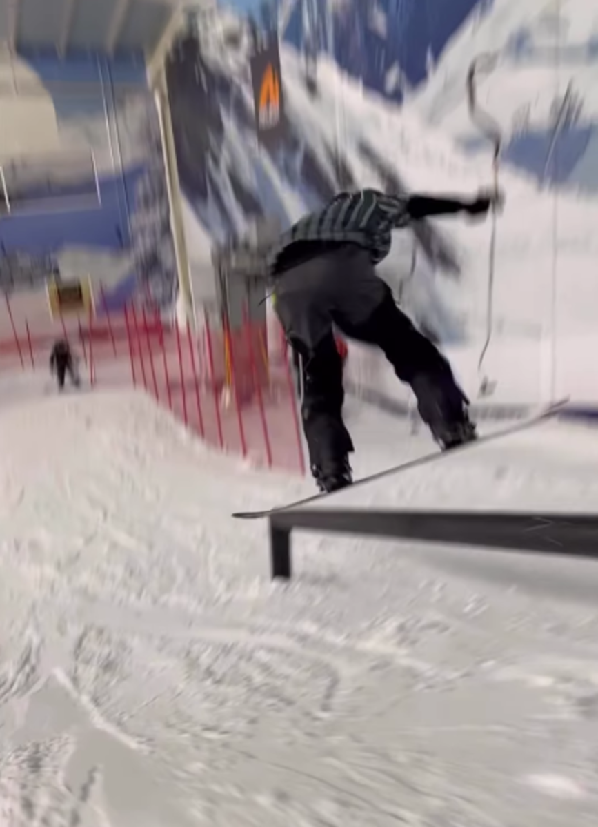 Look: Olympian Commits to Switch 450 at Indoor Snow Dome