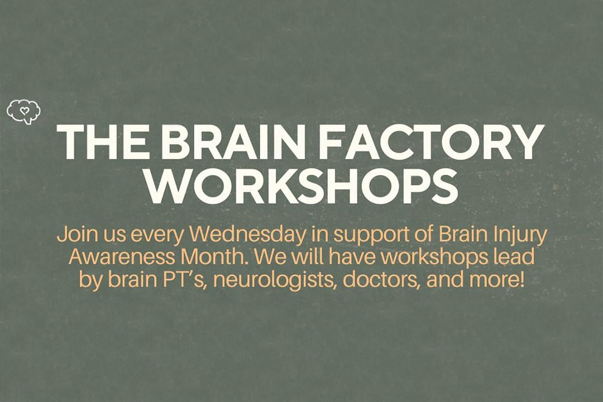 Save A Brain Hosts Virtual Workshops During Brain Injury Awareness Month